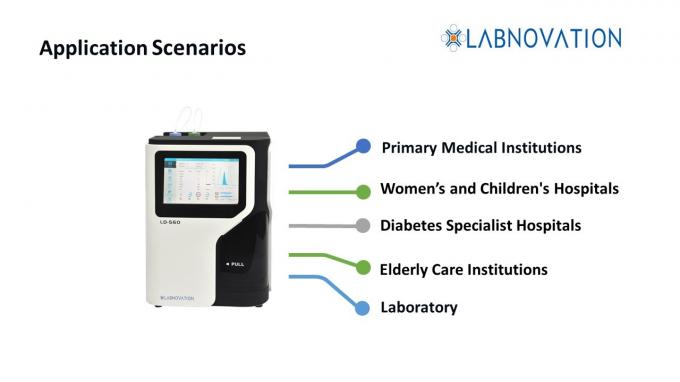 2022 Labnovationからの新しい自動化された高性能液体クロマトグラフィー方法HbA1c検光子LD-560